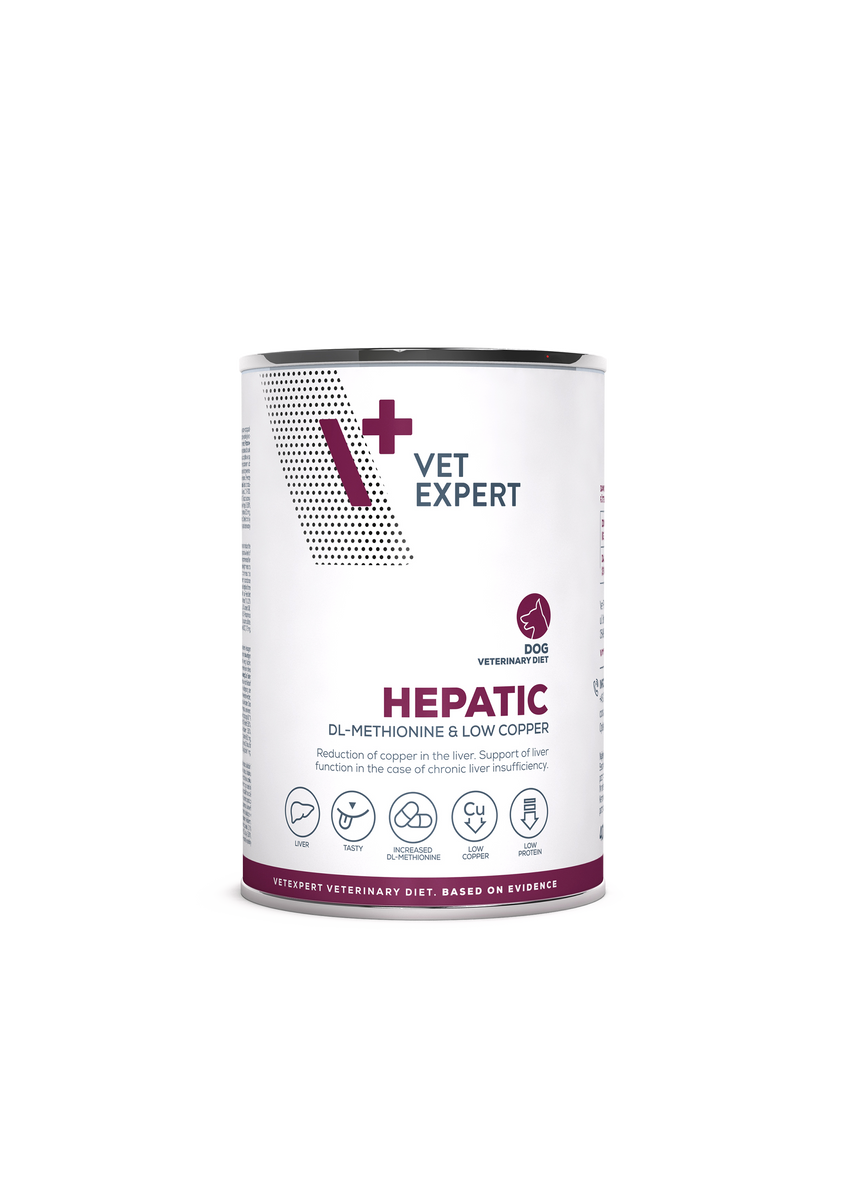 Vet Expert Hepatic Dog 400g - 1 can - wet veterinary food for dogs ...